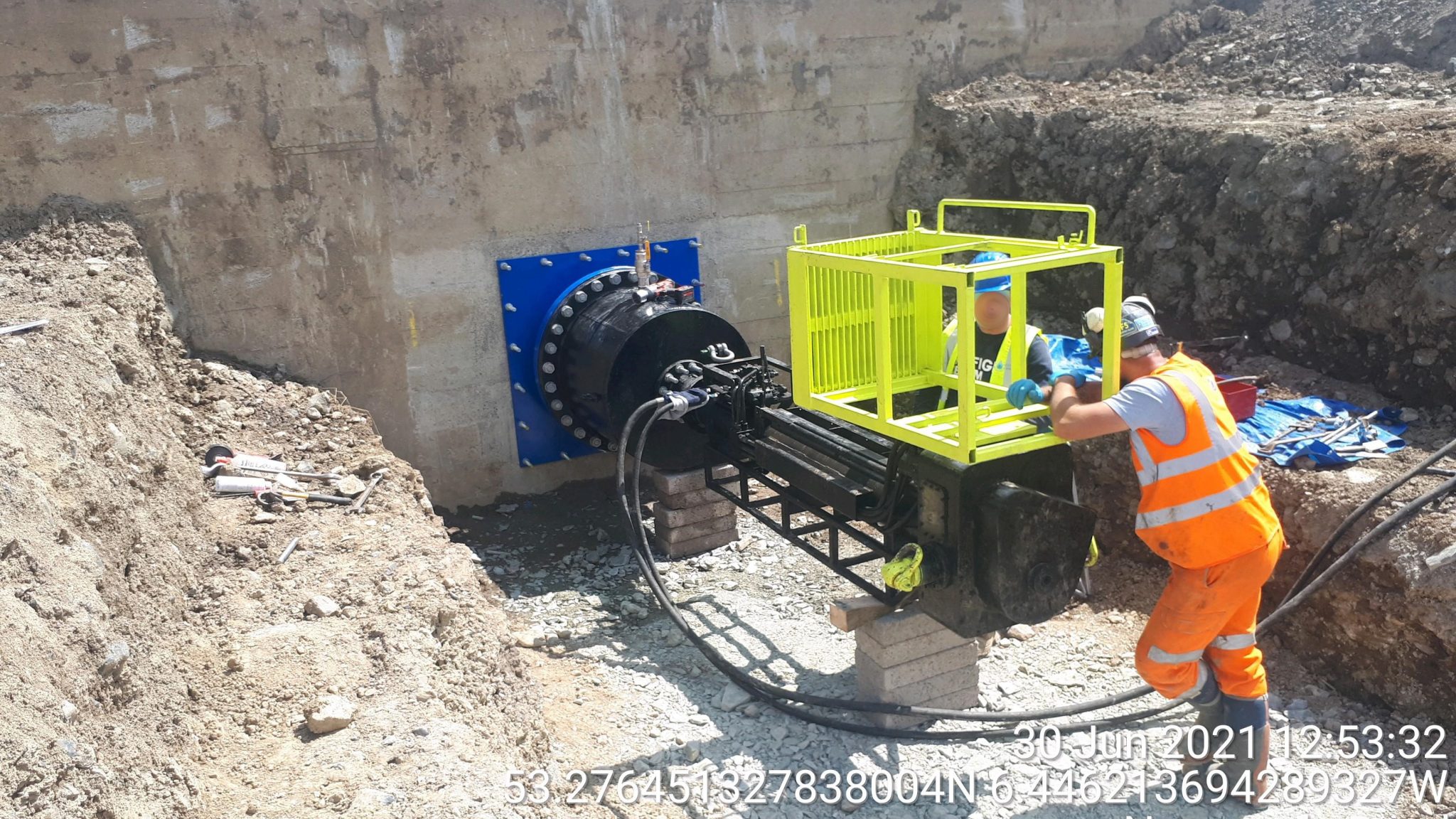 Saggart Reservoir Update - Hot Tapping 4.5 Mega Litre Water Storage ...