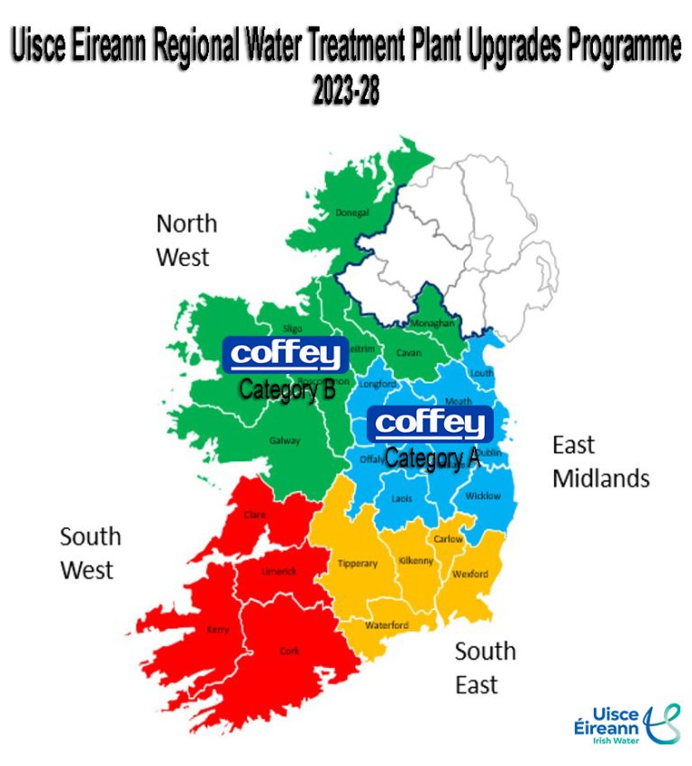 Coffey Appointed to Uisce Éireann Irish Water Regional Water Treatment ...