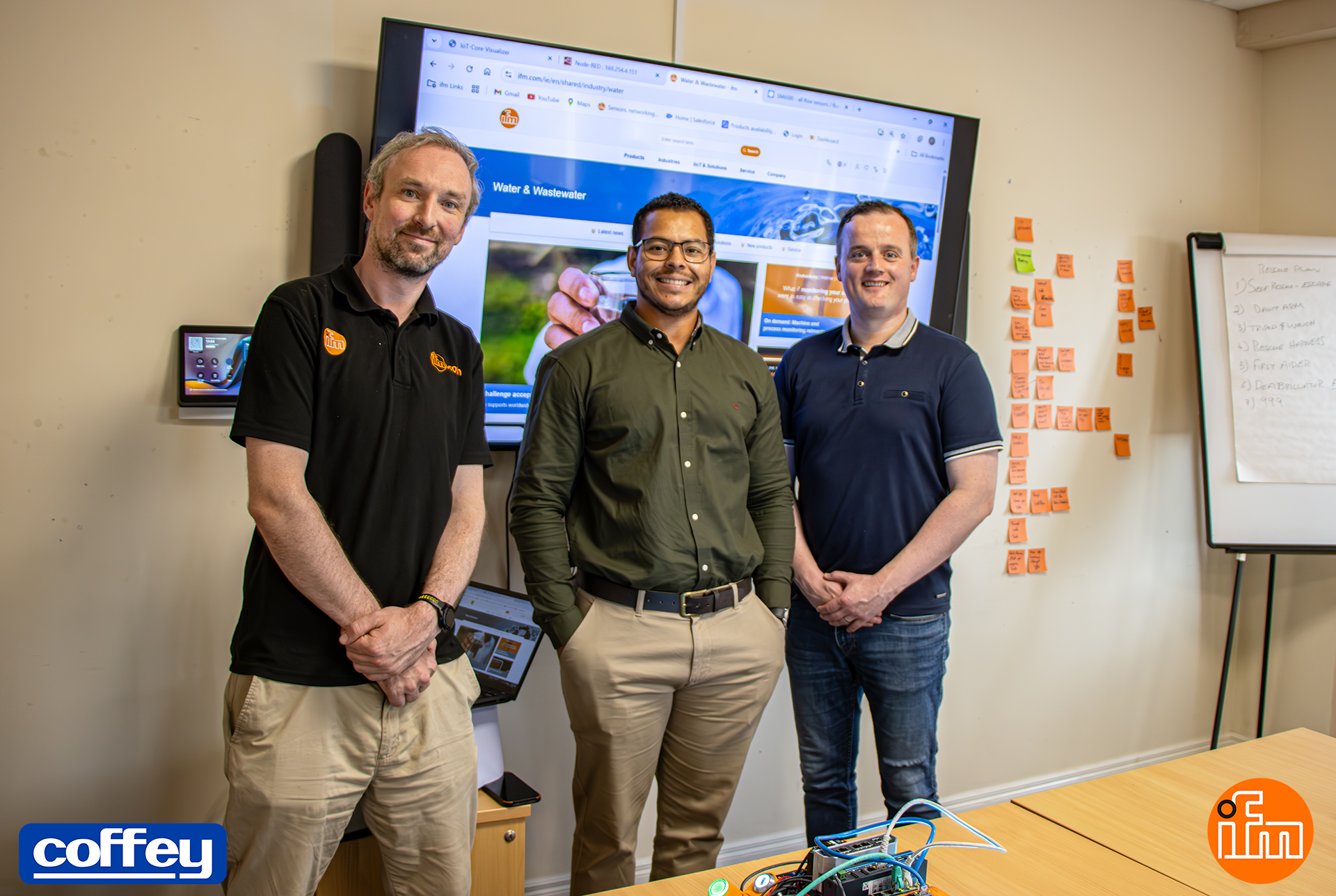 Hands-On Innovation with ifm at Coffey - Welcome to Coffey Group | Industrial Water and ...