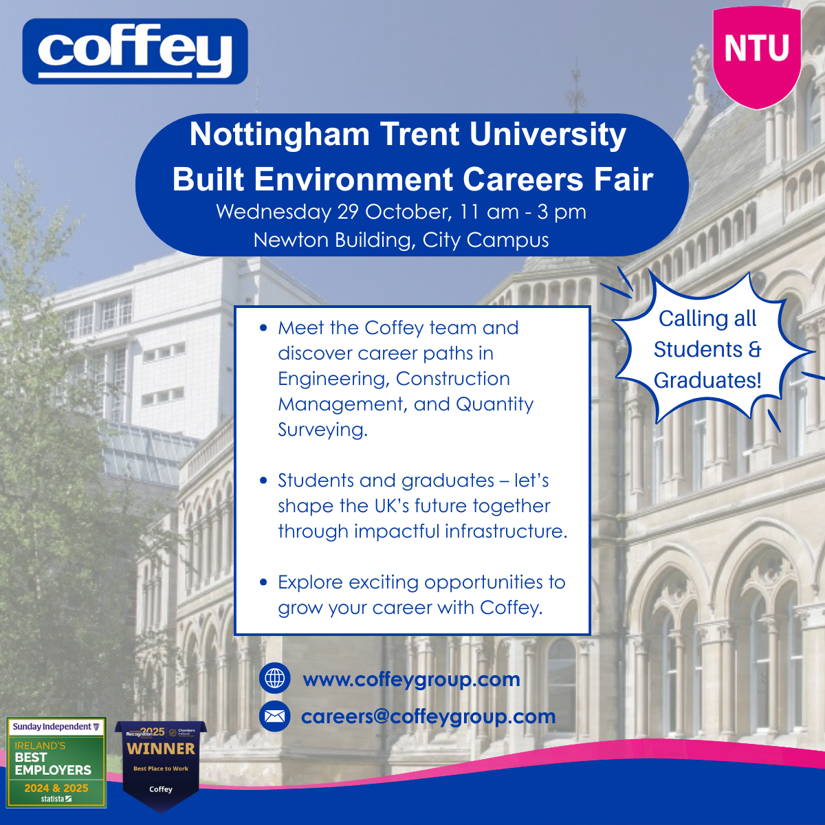Kickstart Your Career with Coffey at NTU! - Welcome to Coffey Group ...
